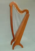 Harps and Celtic Harps made in Australia by Geoff Welham